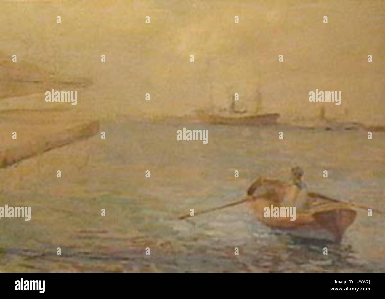 W.W Beling painting Stock Photo - Alamy