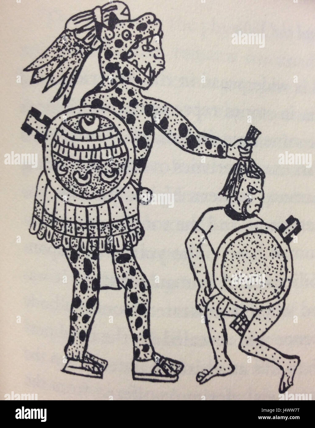 This work depicts a warrior capturing a captive, possibly inspired by ...