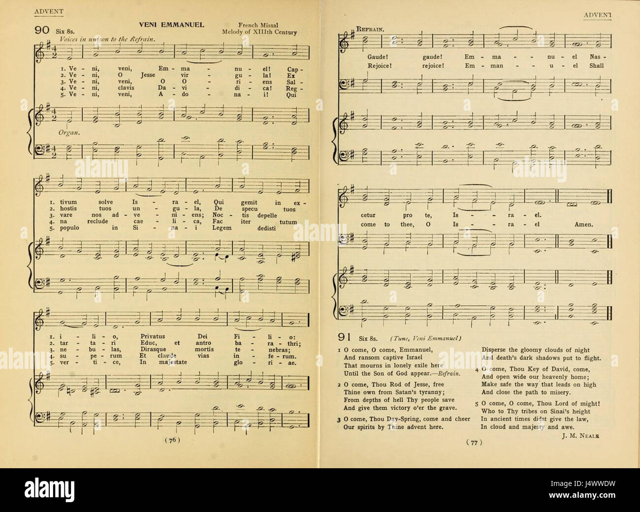 *Veni, veni, Emmanuel* is a well-known Latin hymn that expresses ...