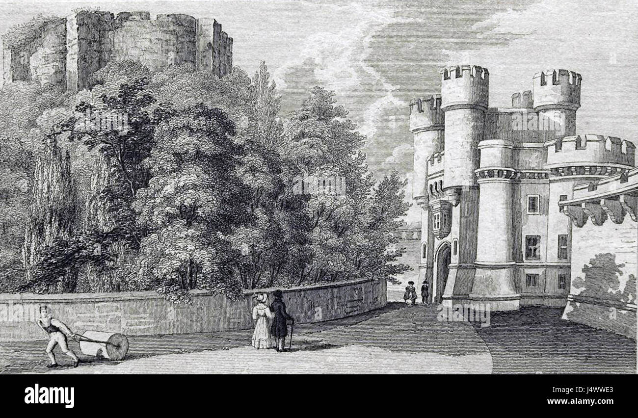 York Castle, located in York, England, is an historic landmark that ...
