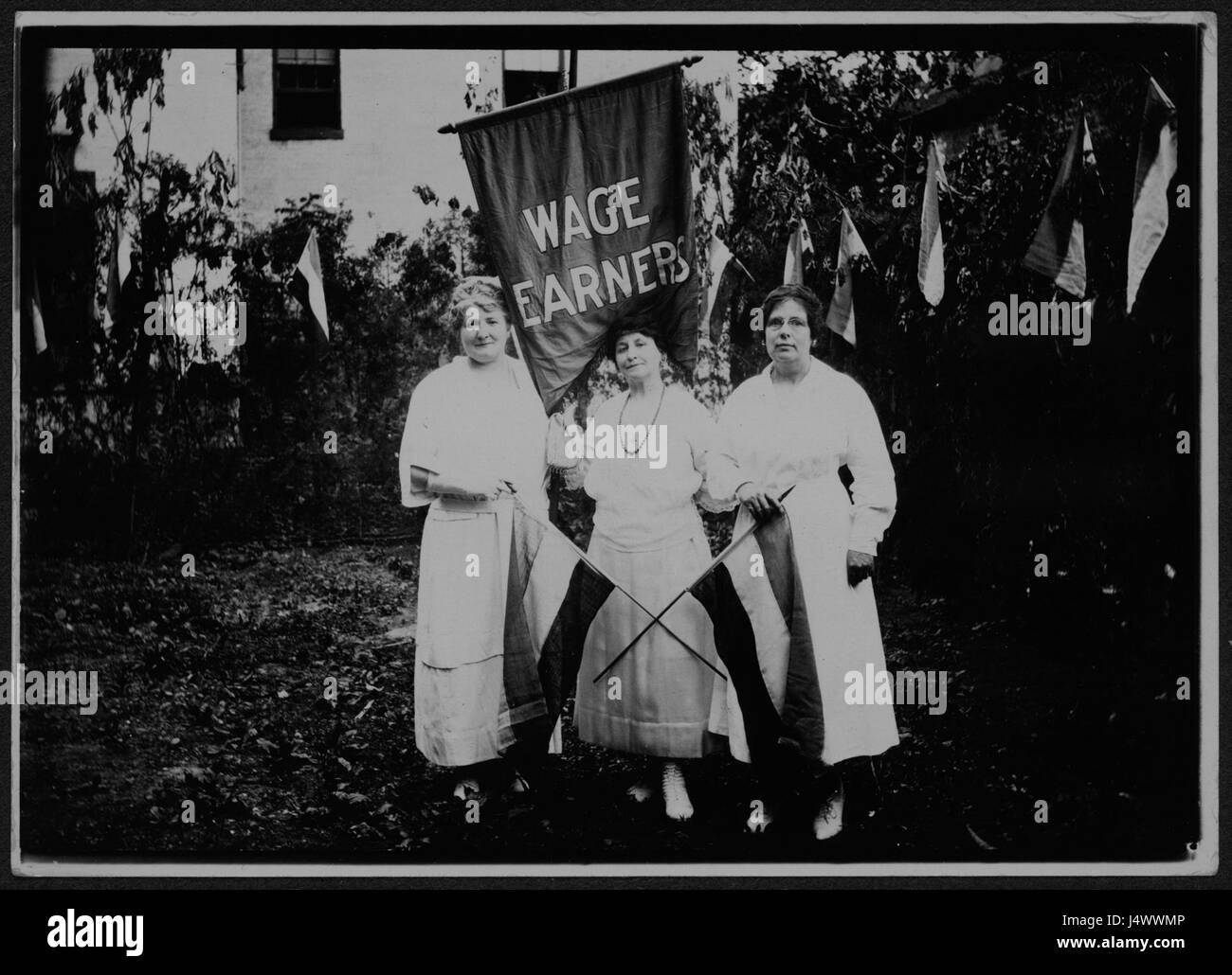 This image captures three members of the National Woman's Party, an ...