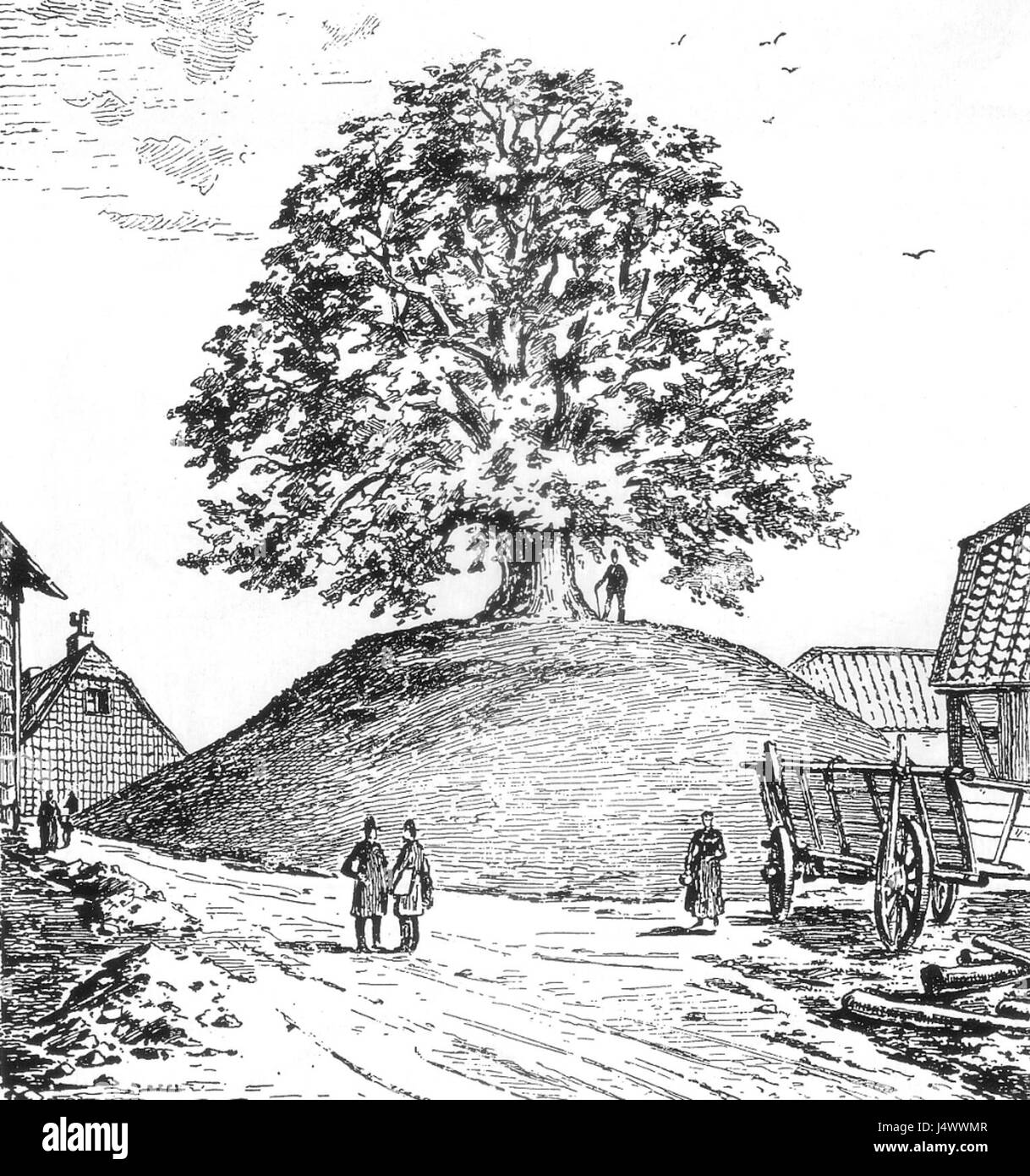 Tumulus drawing hi-res stock photography and images - Alamy