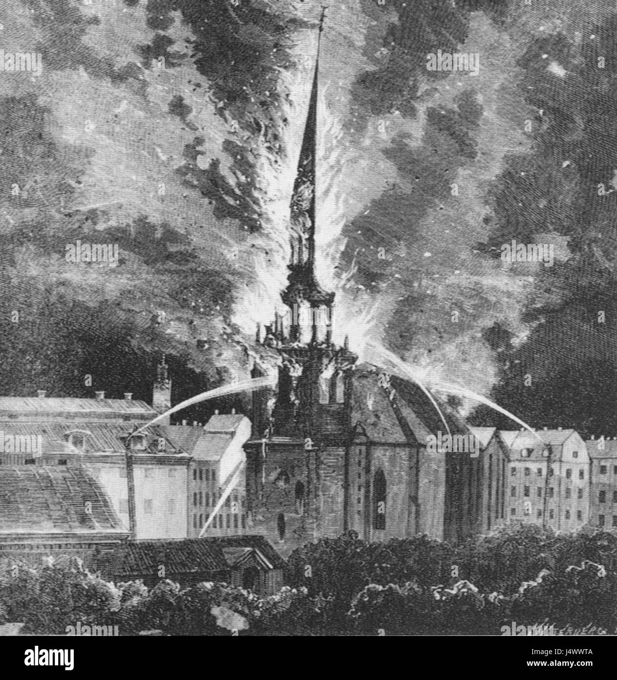 The Tyska kyrkan brand of 1878 refers to the fire that occurred at the ...