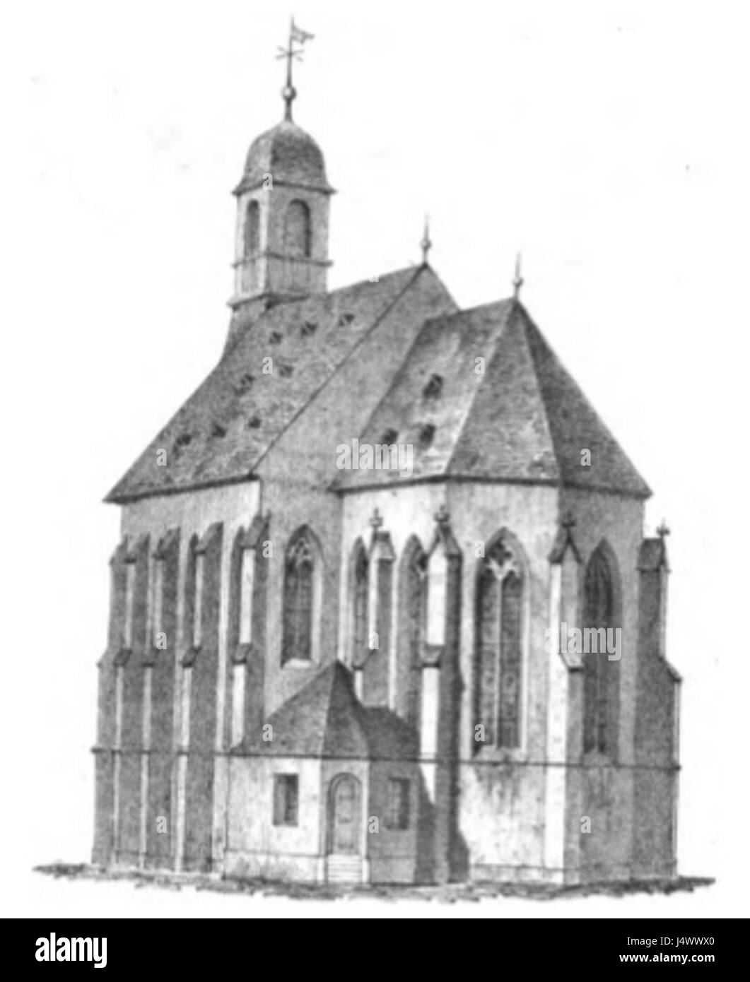 The Mauritiuskirche, built in 1750 in Wiesbaden, Germany, is an example ...