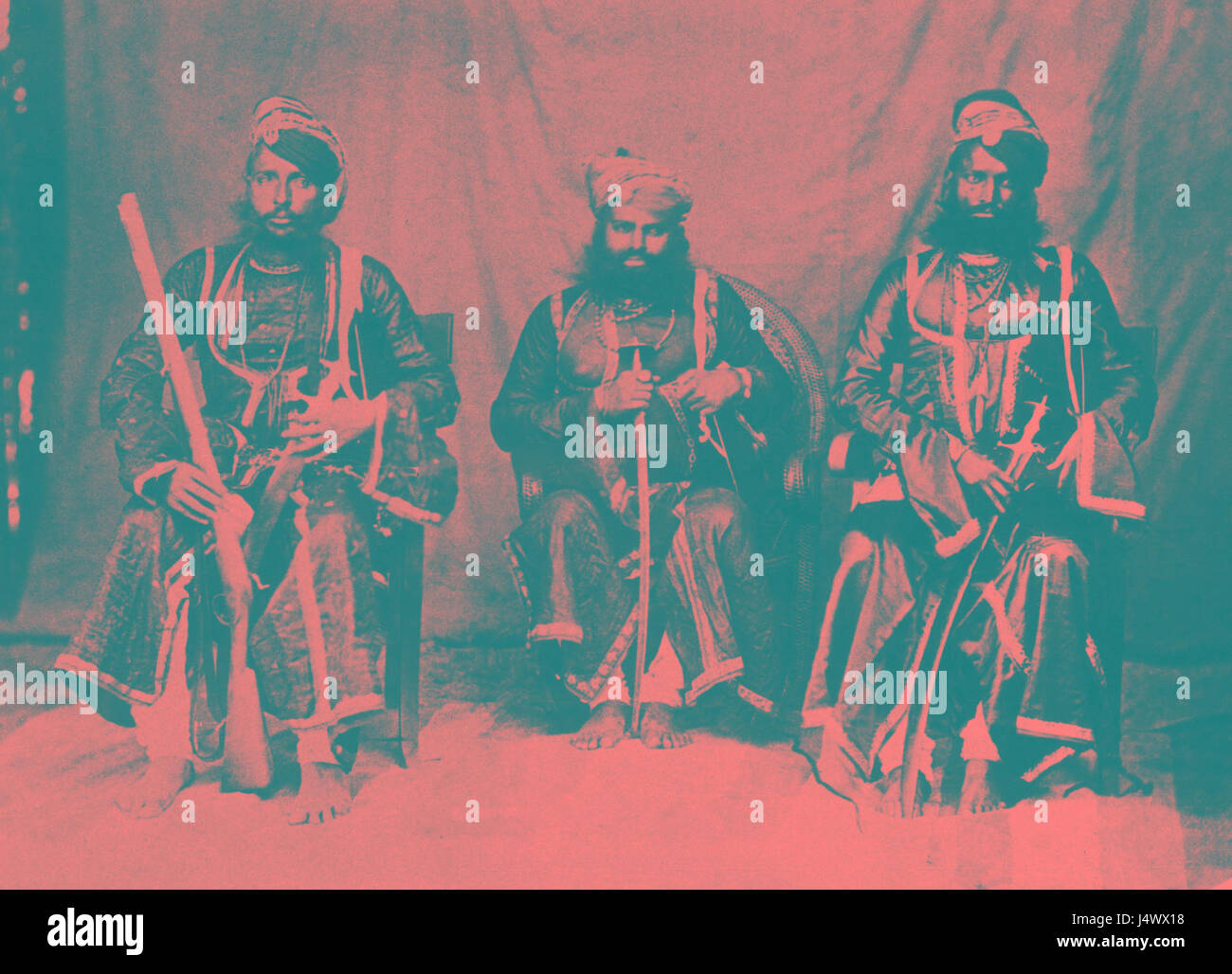 Warriors of the Indian Hindu Rajput caste Stock Photo - Alamy