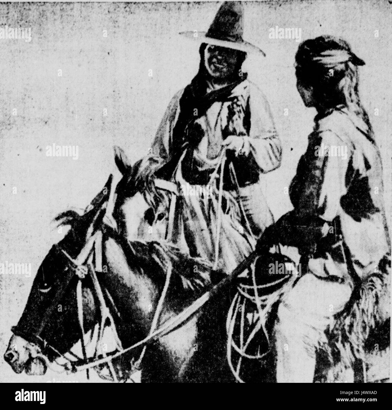 This image, taken in 1914 by Zane Grey, features Tse ne gat, the son of ...