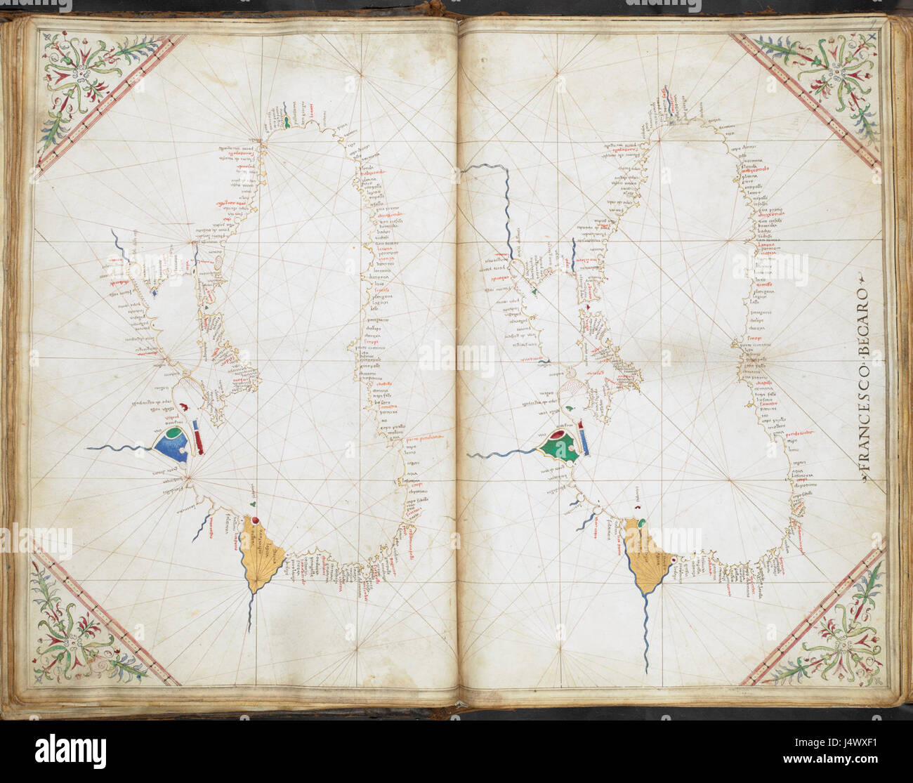 Old sea charts hi-res stock photography and images - Alamy