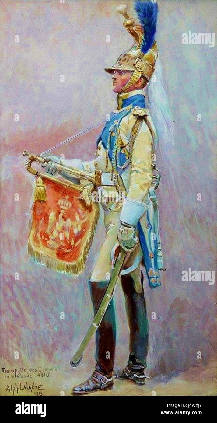 The 'Trompette des dragons de la Garde' refers to a trumpet used by the ...