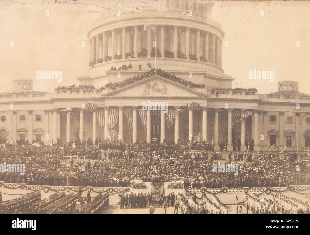 Theodore Roosevelt 1905 Inauguration crop Stock Photo - Alamy