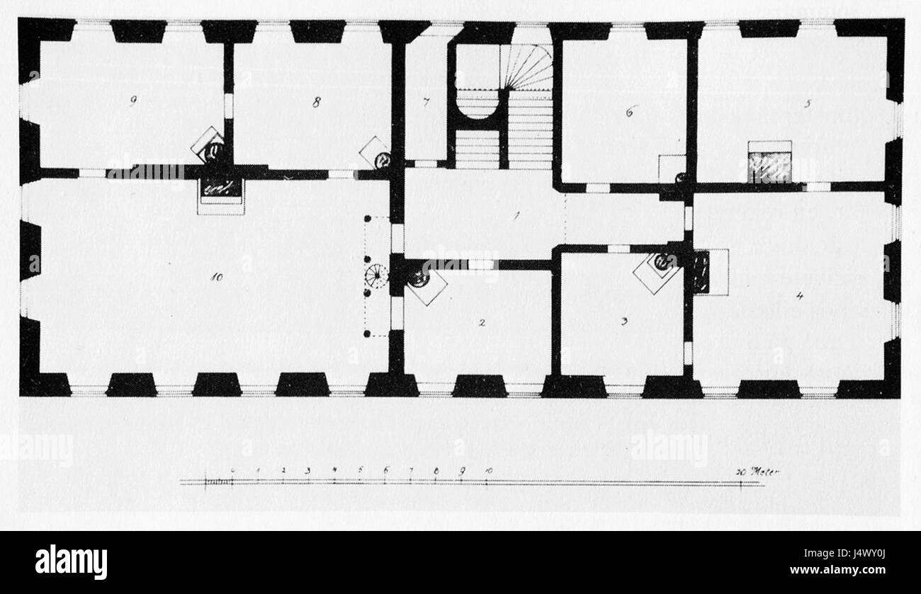 This is a floor plan of *Ulvsunda Slott*, a castle in Sweden. The ...