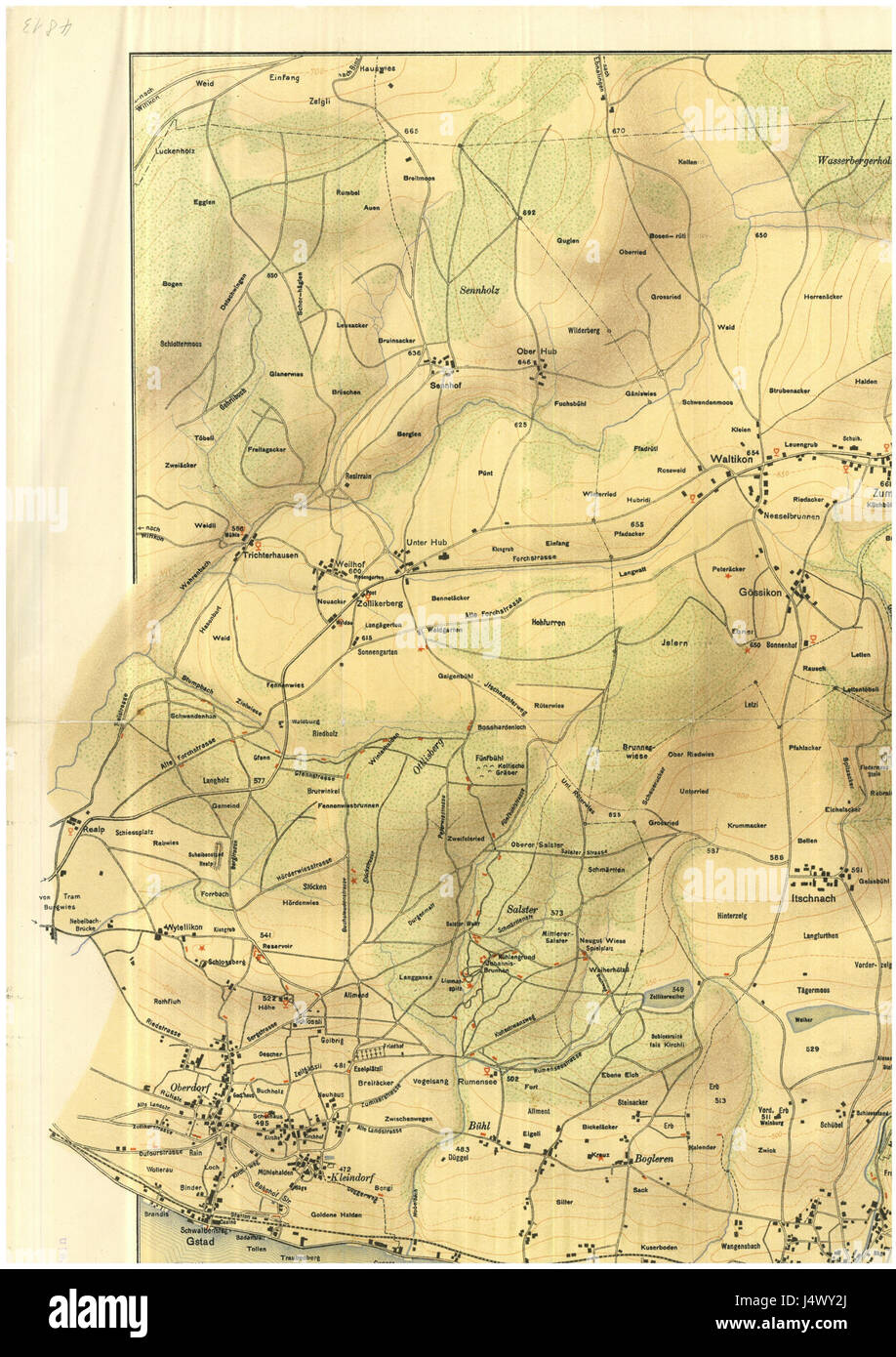 Historical swiss maps hi-res stock photography and images - Alamy