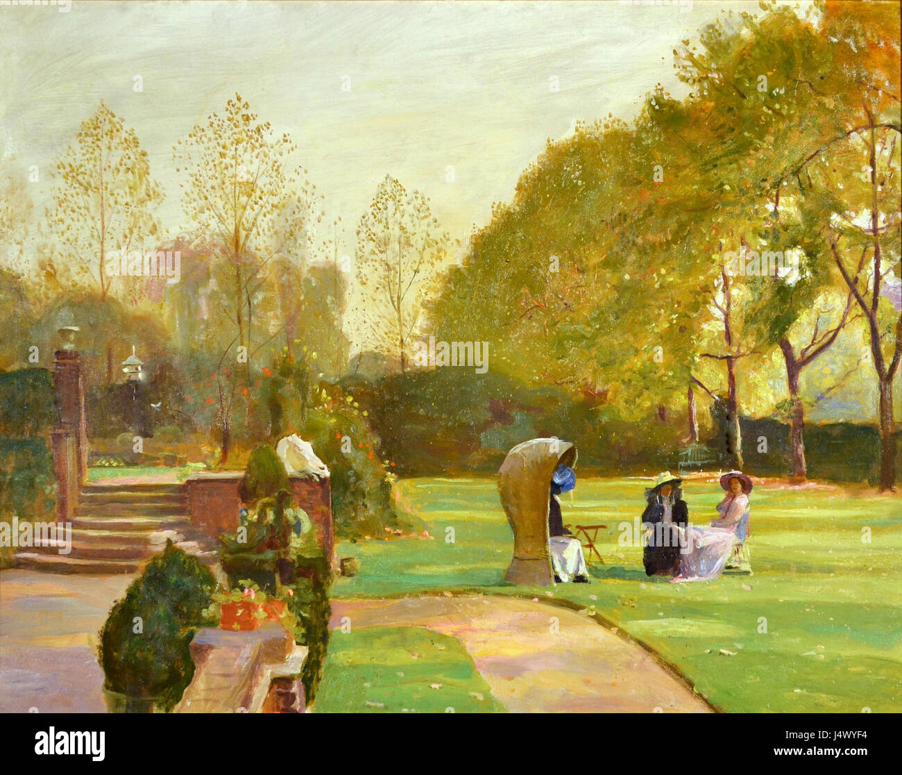 Watson, In an garden Stock Photo - Alamy