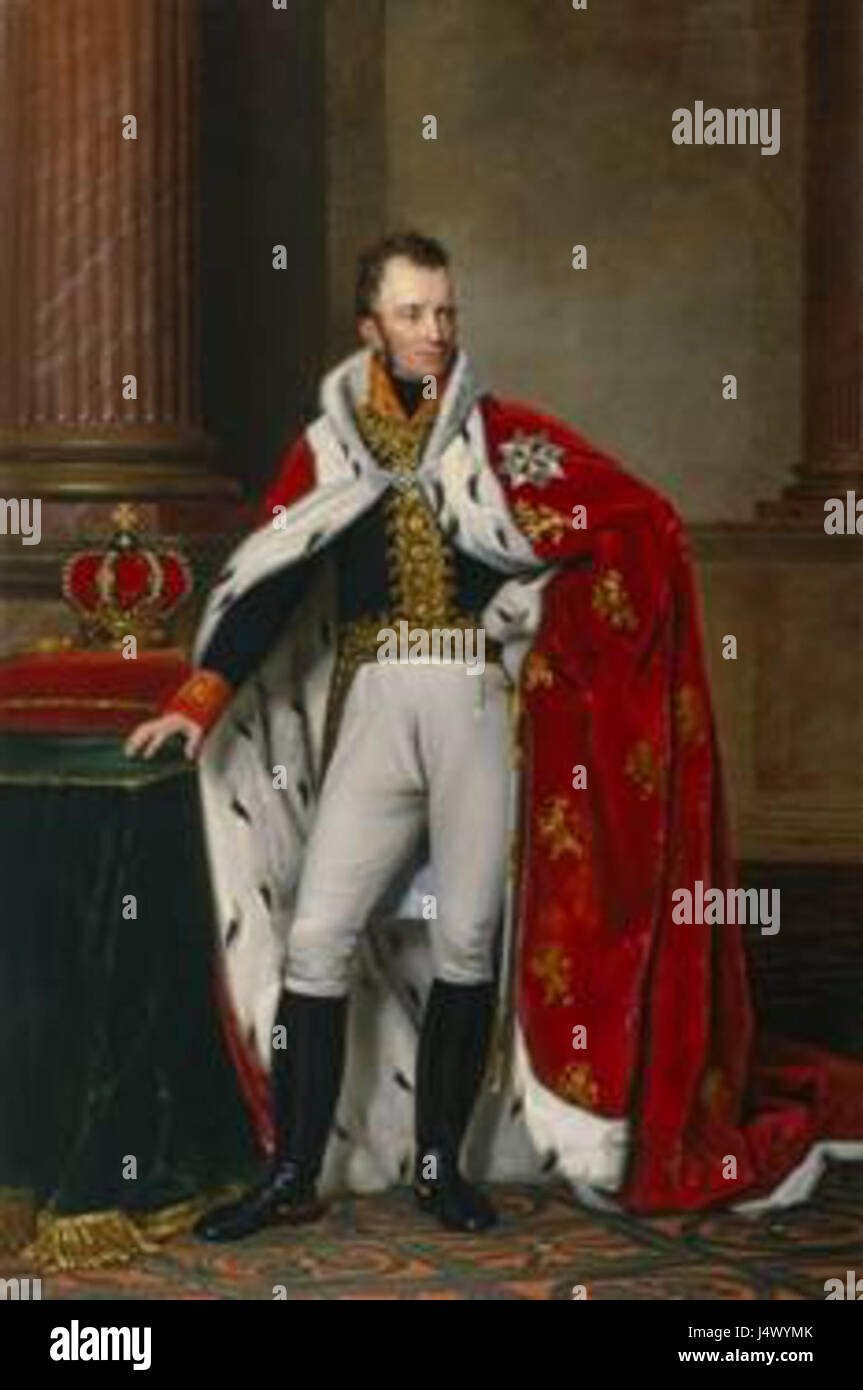 This painting by Willem Bartel van der Kooi depicts Willem I of the ...