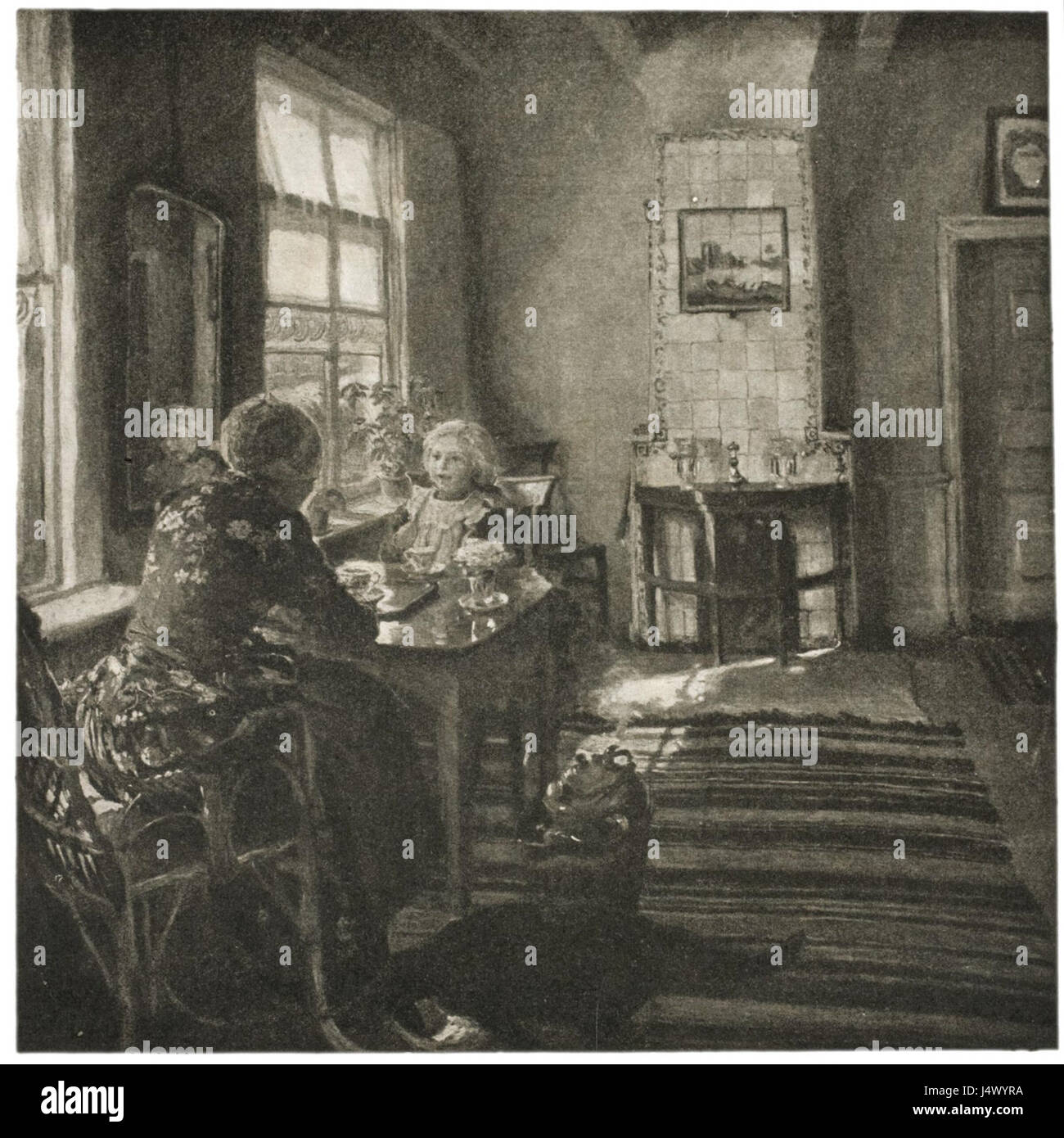 'Upon Yellow Room' refers to a specific setting or artwork ...