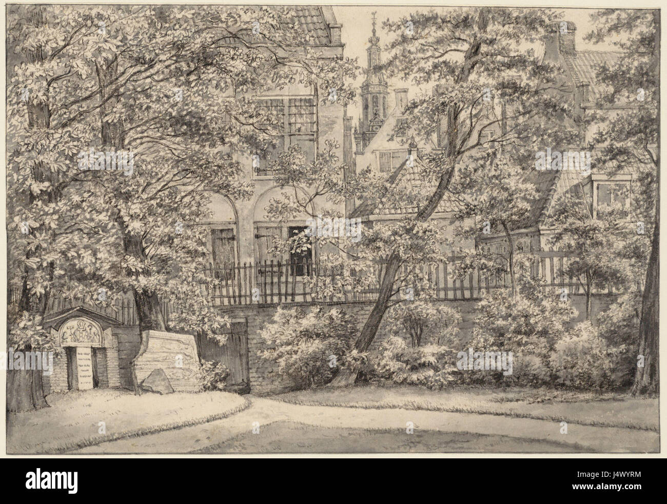 The 'Tuin van het Trippenhuis' refers to the garden located at the ...