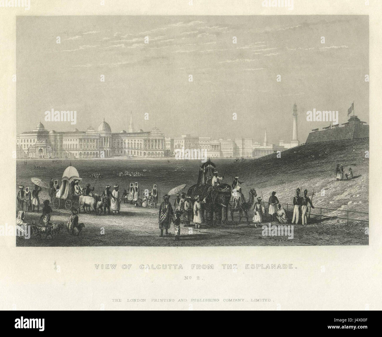 The sequential views of Calcutta from the Esplanade in Robert ...
