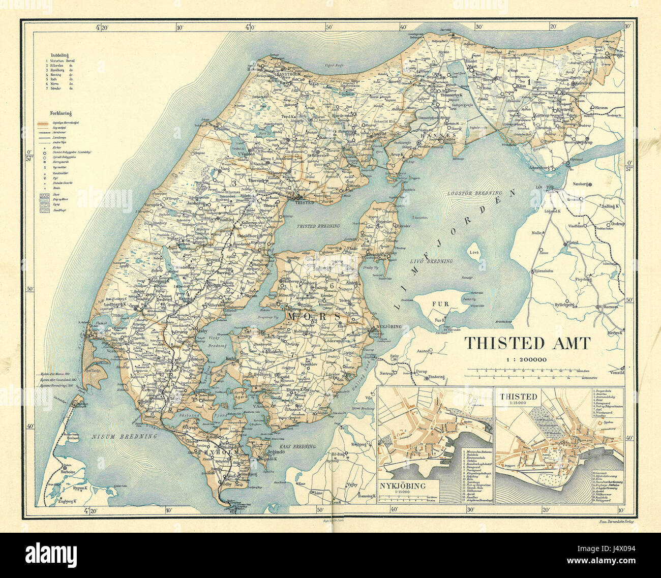 Thisted Amt refers to a historical district in Denmark, with ...