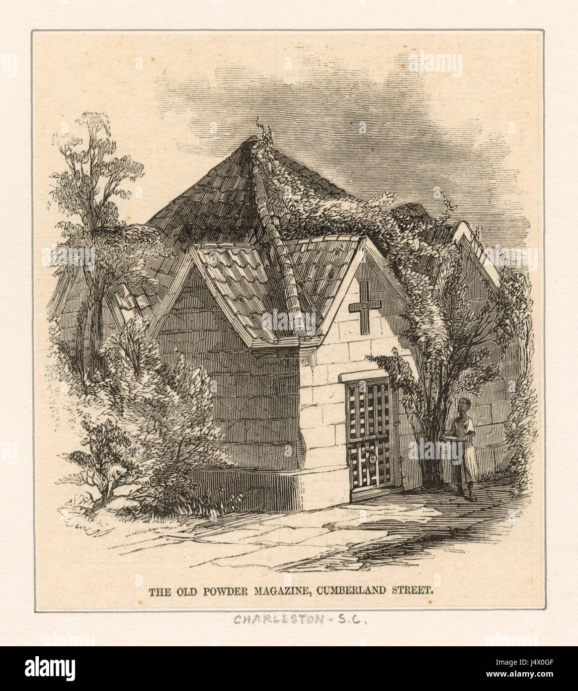 The old powder magazine on Cumberland Street, New York, was ...