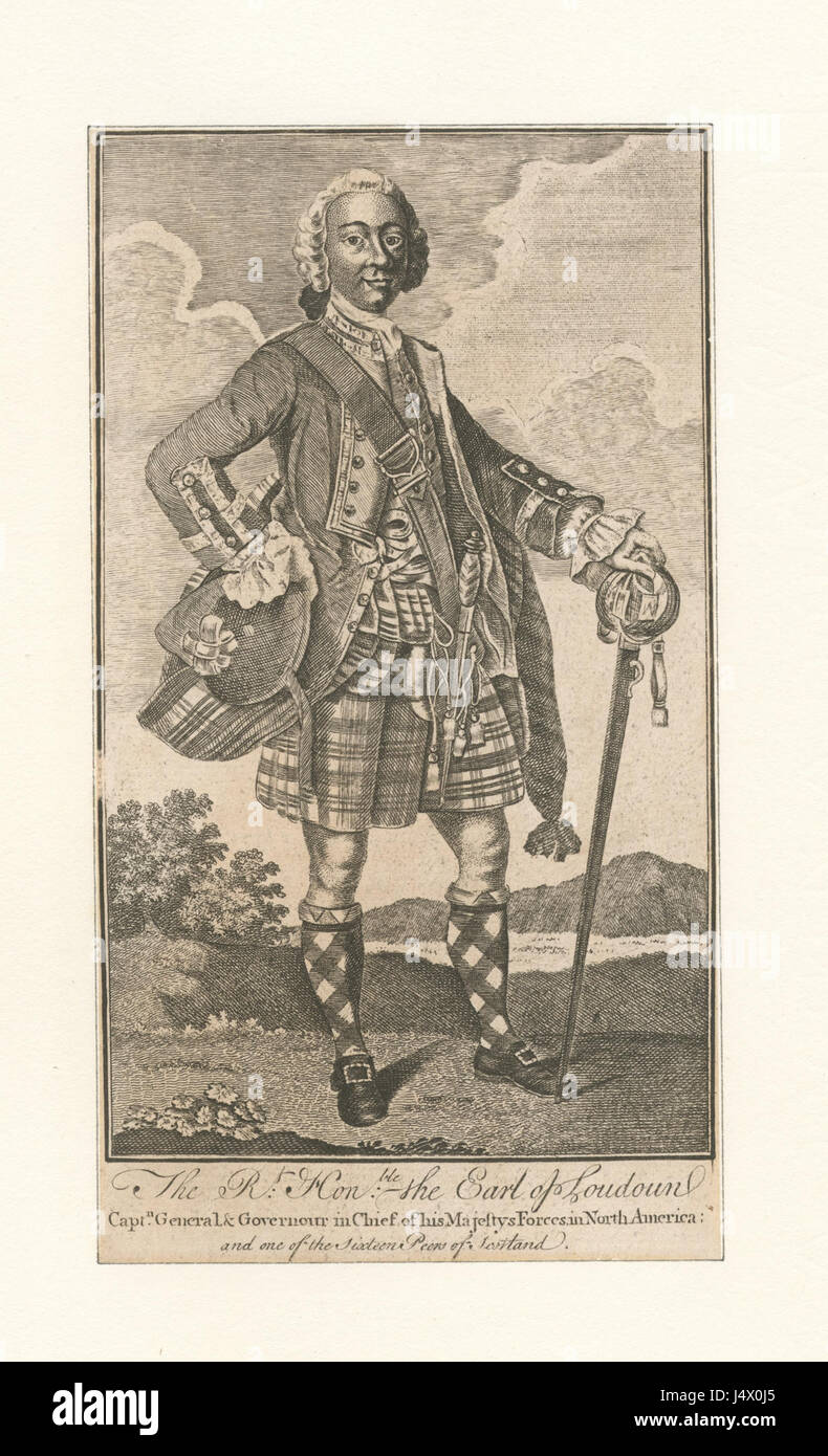 This title refers to the Earl of Loudoun, a historical British peer and ...