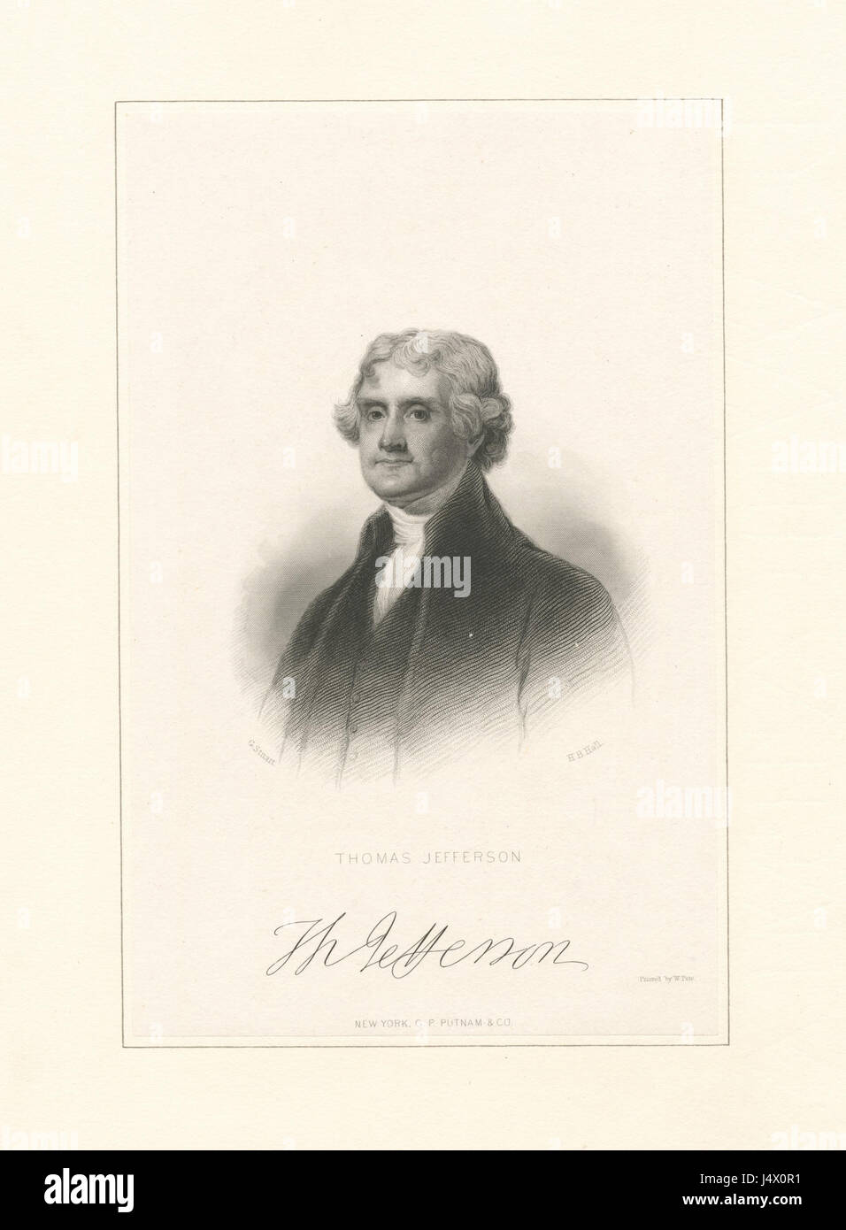 An image of Thomas Jefferson, third President of the United States ...