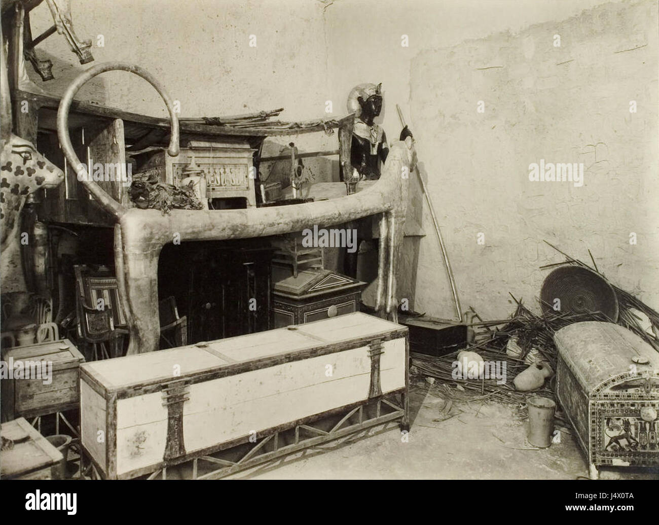 Tutankhamun tomb photographs 2 008 Stock Photo - Alamy