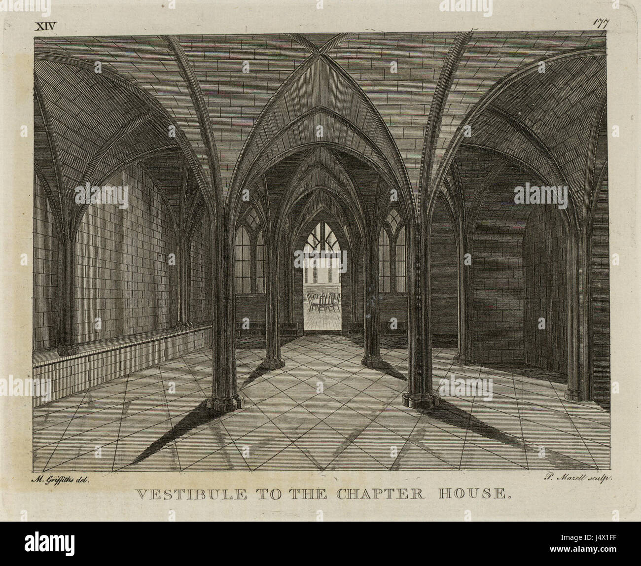 The vestibule leading to the Chapter House at Chester is an ...