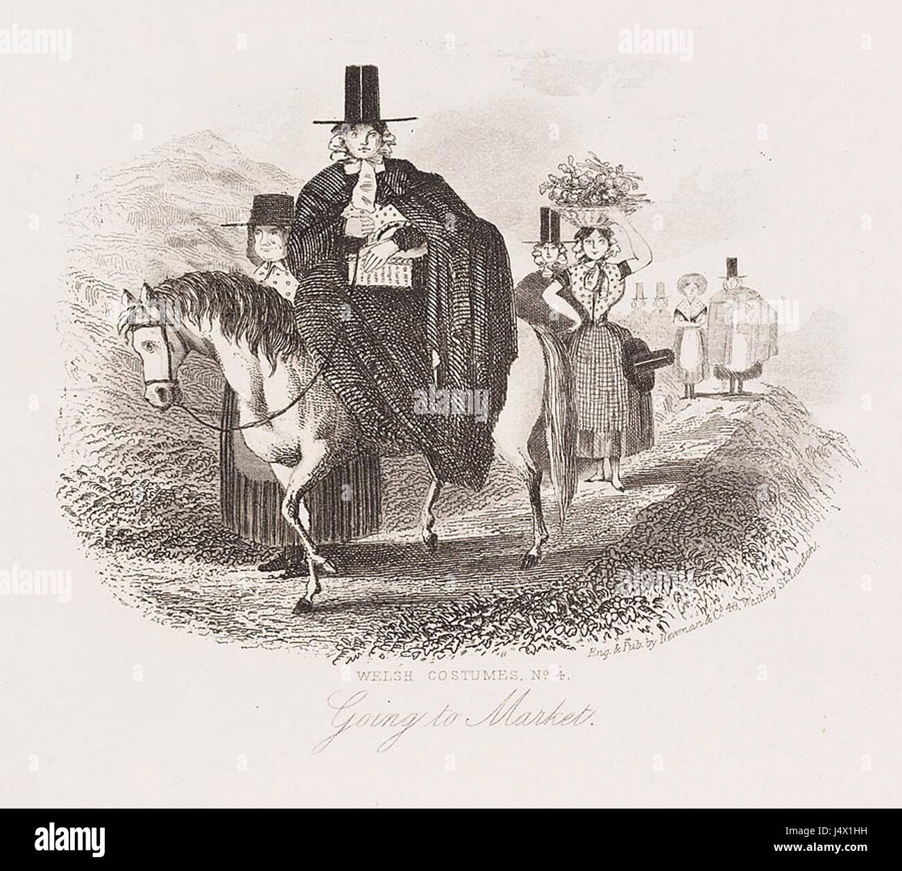 The Welsh costume represents traditional attire from Wales ...