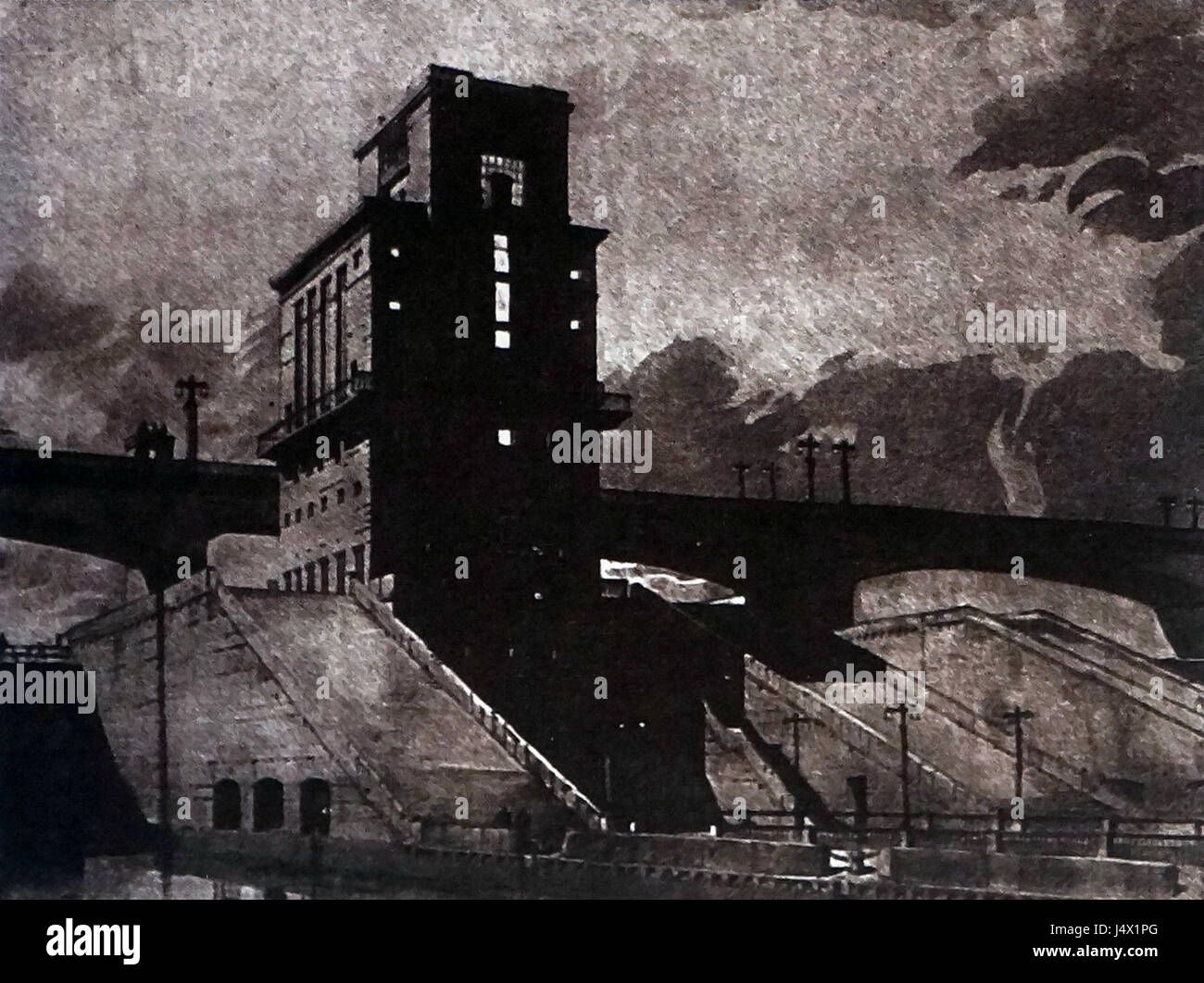 Zhiguli hydroelectric station hi-res stock photography and images - Alamy