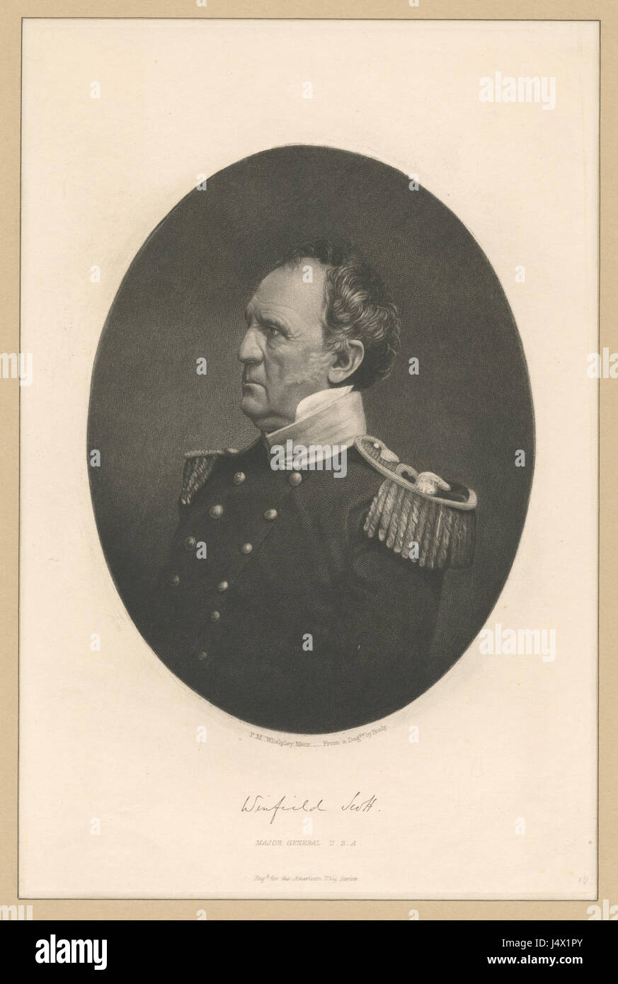 Winfield Scott, Major General, U.S.A (NYPL b12349148 421705 Stock Photo ...