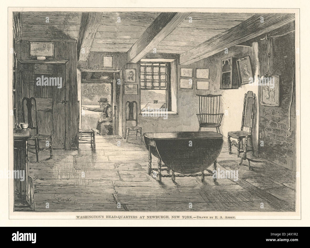 George Washingtonâ€™s headquarters at Newburgh, New York, served as a ...