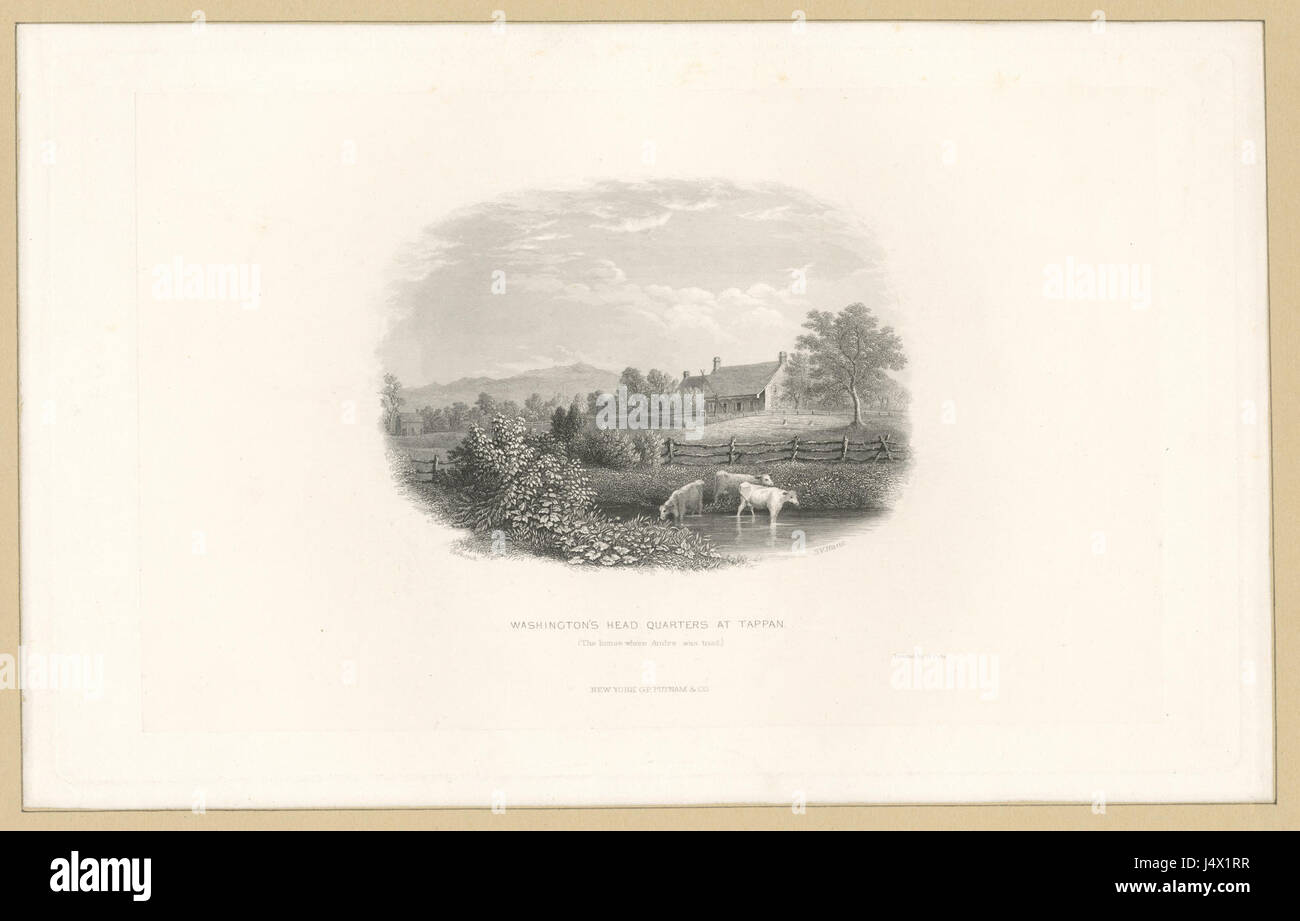 Washington's headquarters at Tappan, New York, was a significant site ...