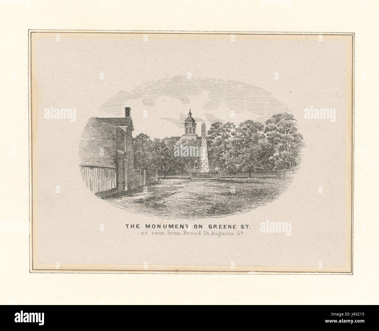 The monument on Greene St. as seen from Broad St. Augusta Ga (NYPL ...