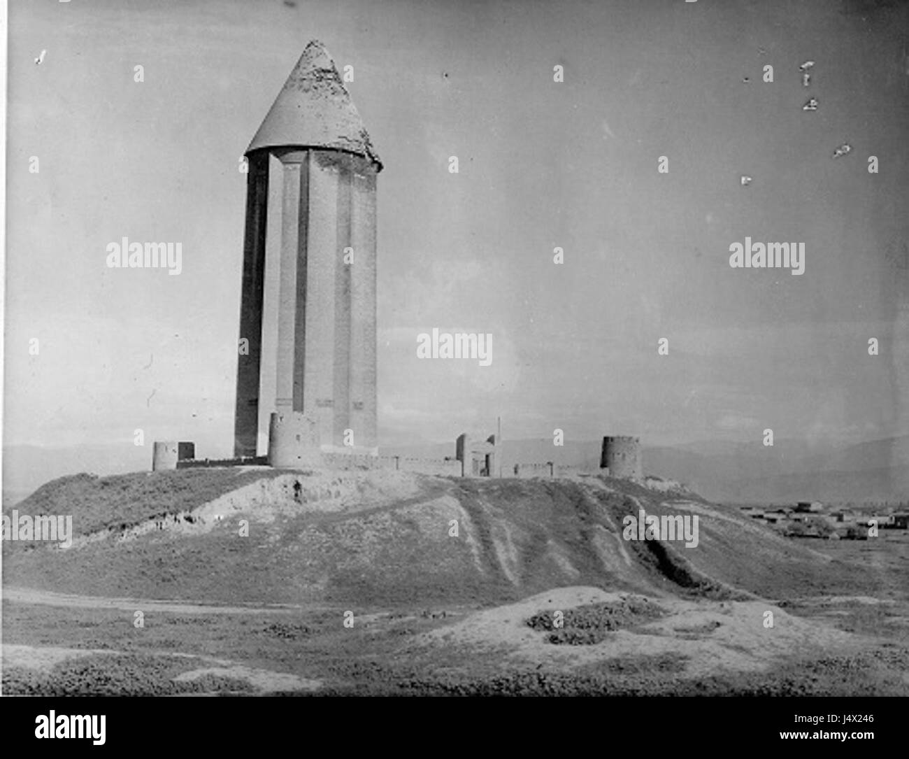 A historic tower located in Gonbad-e Qabus, Iran, dating back to the ...