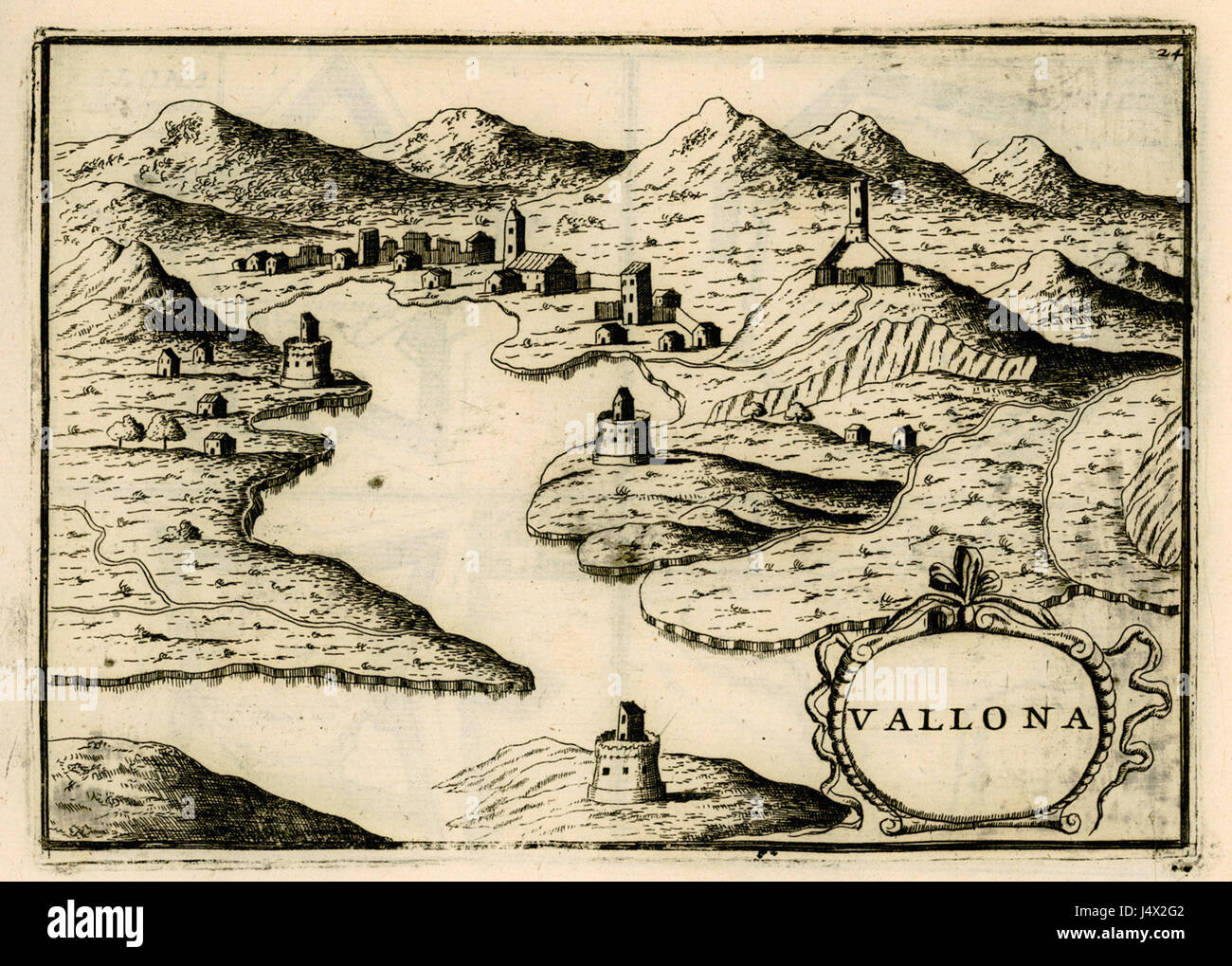 This refers to an artwork or map by Vincenzo Coronelli, created in 1688 ...