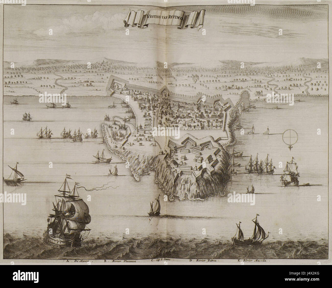 The Vesting van Retimo by Dapper Olfert is a historical illustration ...