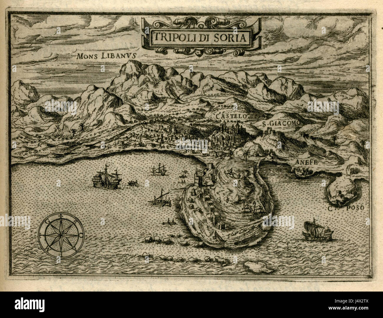 Map of tripoli hi-res stock photography and images - Alamy