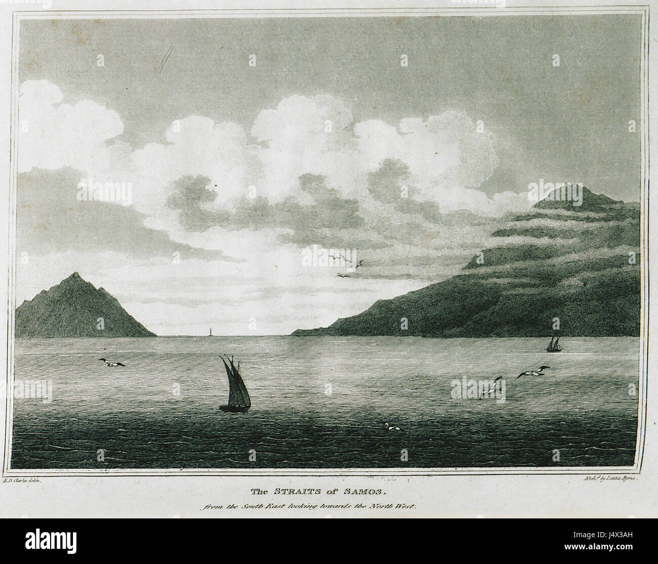 This map, created by Edward Daniel Clarke in 1824, depicts the Straits ...