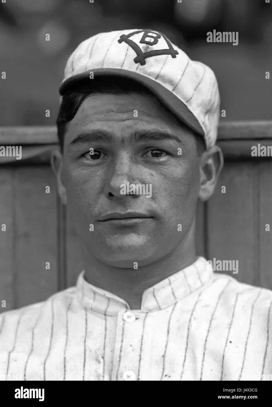 A 1912 photograph by Conlon of Zack Wheat, a Hall of Fame baseball ...
