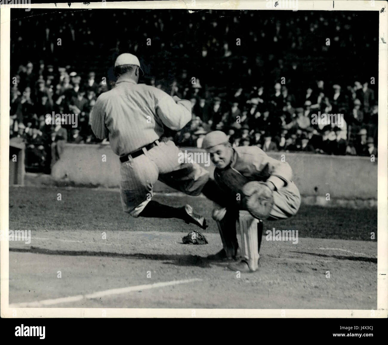 Ty Cobb's flying feet in 1912 Stock Photo - Alamy