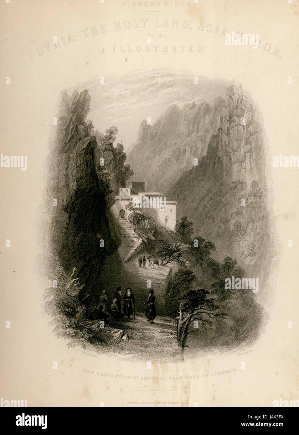 The Convent of St. Antonio, established in 1836 near Eden in Lebanon ...