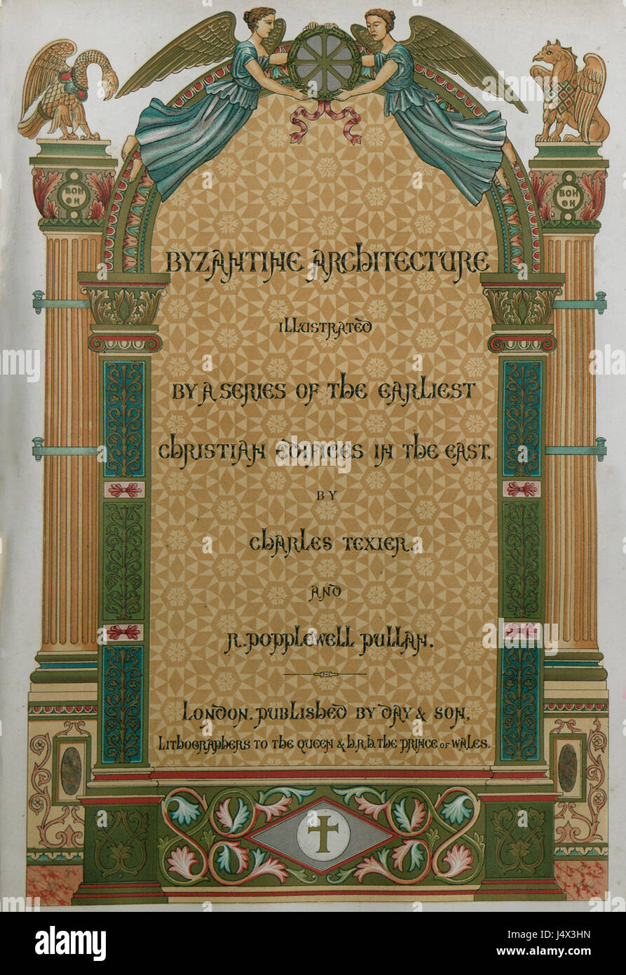 The title page of a 1864 work by Charles Texier, a French architect and ...