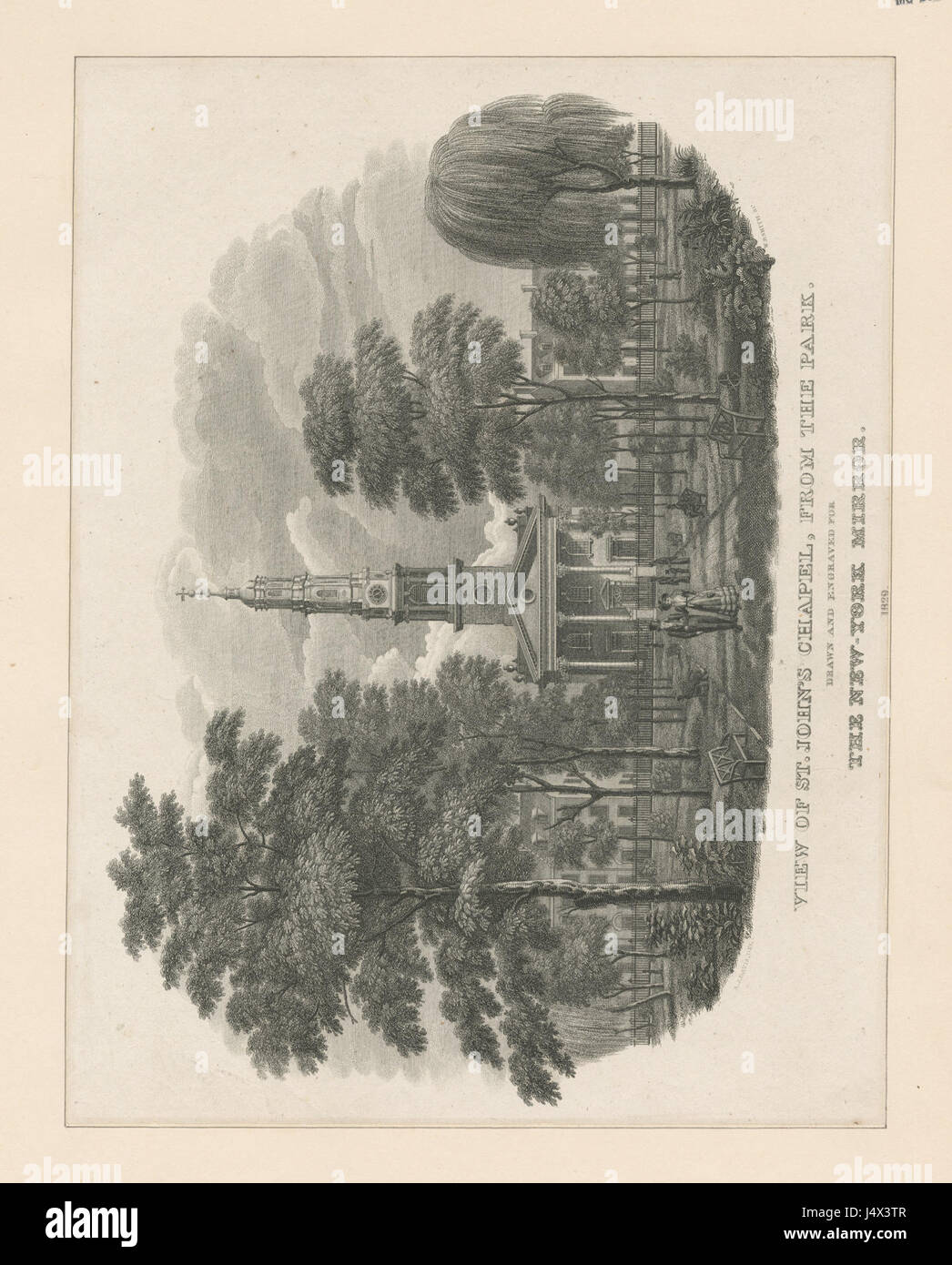 This image shows a scenic view of St. John’s Chapel, located in a park ...