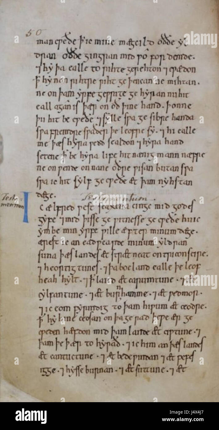 Will of Alfred the Great (New Minster Liber Vitae) BL Stowe MS 944, f ...