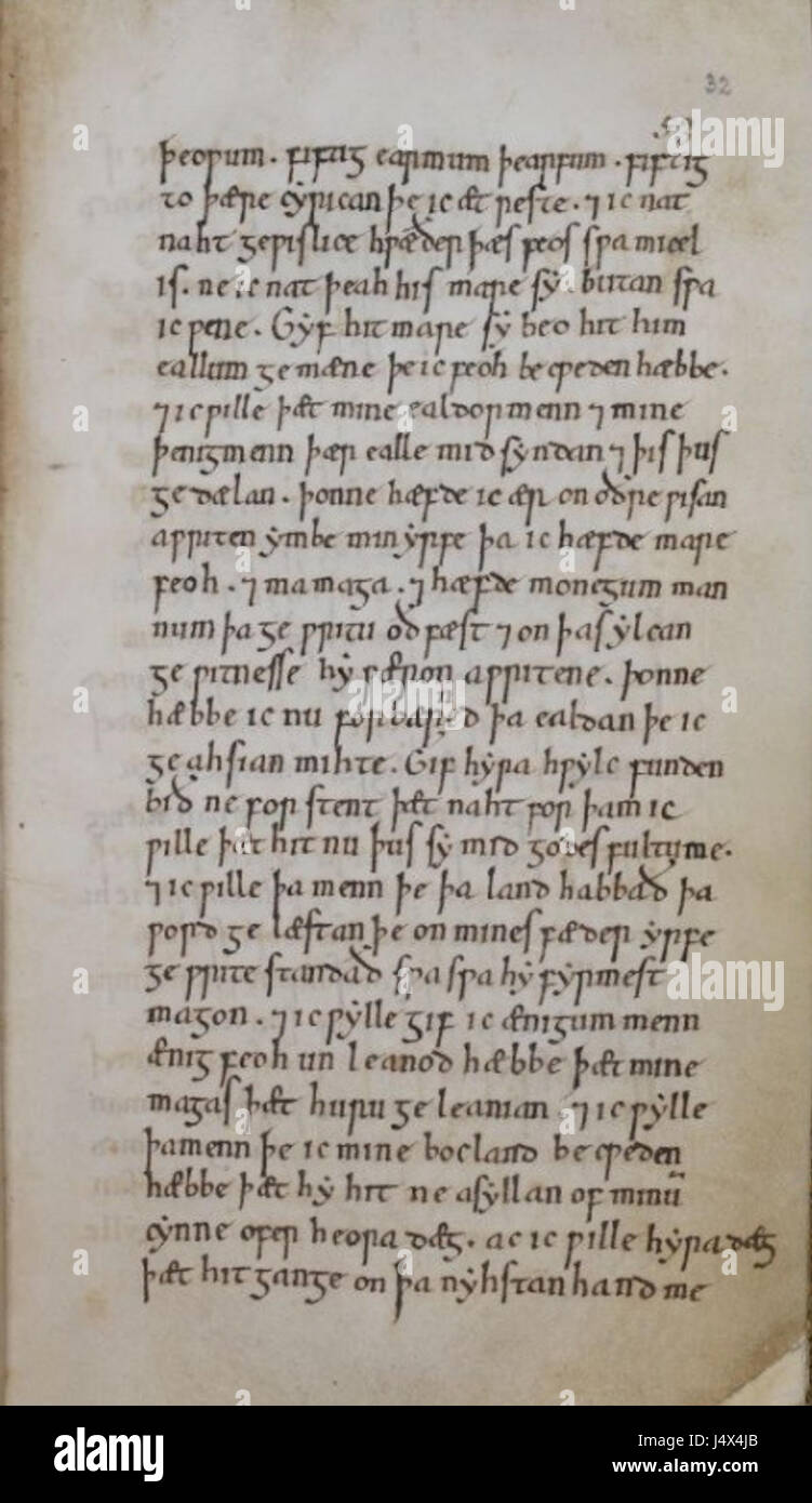 Will of Alfred the Great (New Minster Liber Vitae) BL Stowe MS 944, f ...