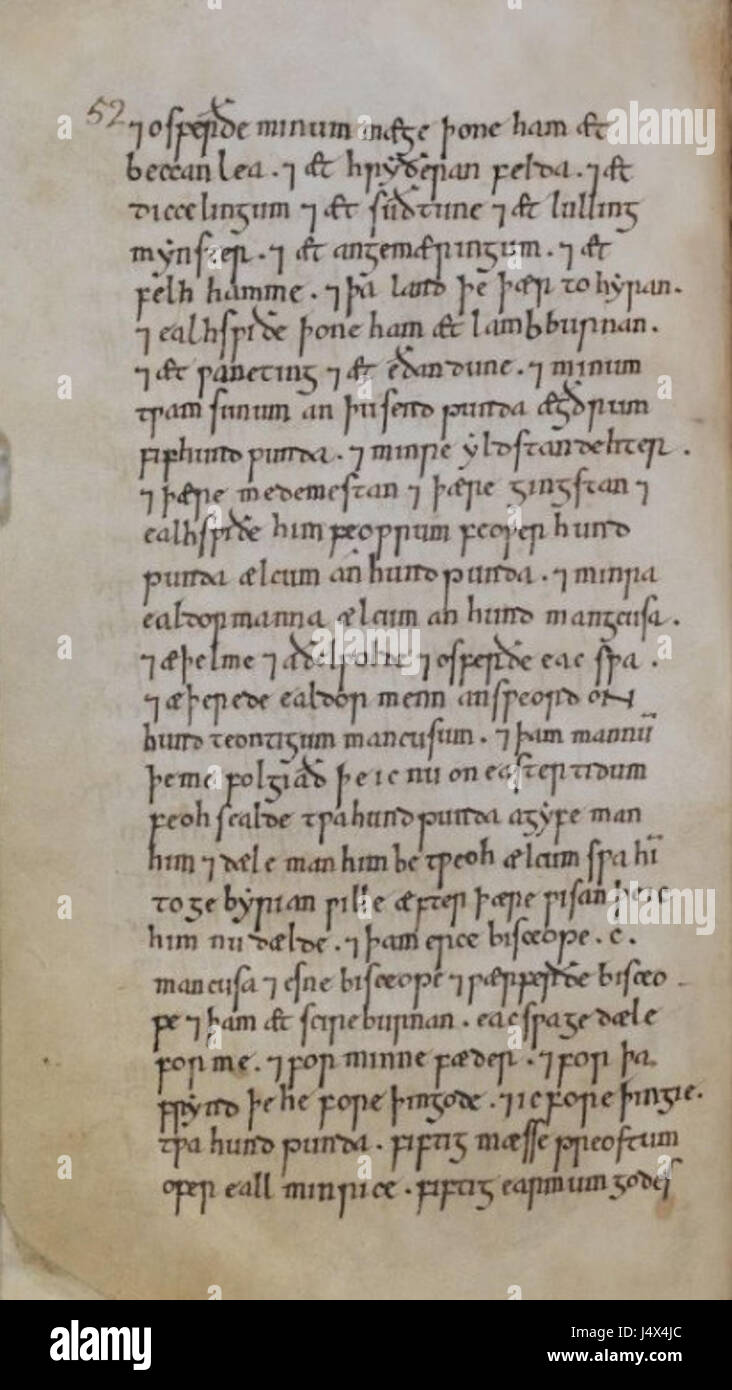 Will of Alfred the Great (New Minster Liber Vitae) BL Stowe MS 944, f ...