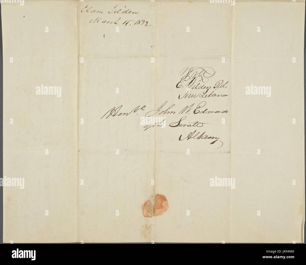 This historical image of Elam Tilden from 1832 captures a significant ...