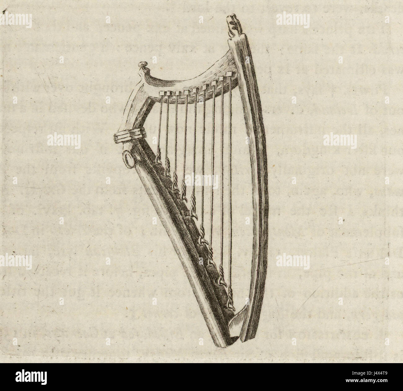 The Welsh harp diagram illustrates the structure and components of a ...