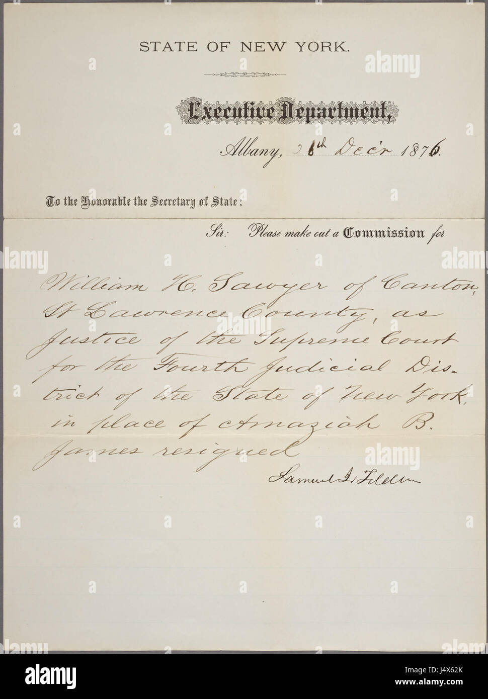 Tilden, Samuel J. unidentified drafts, 1852 1883 (NYPL b11652246 ...