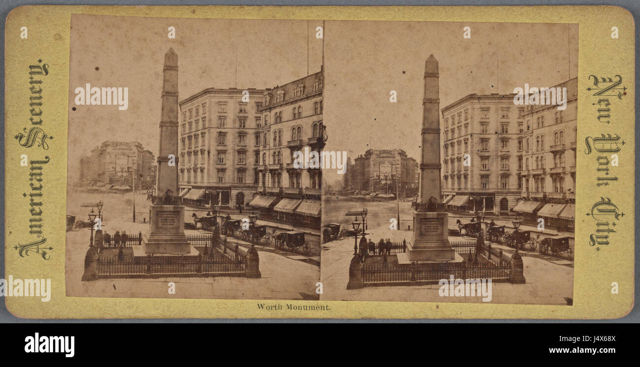 The Worth Monument is a notable memorial located in New York. It ...