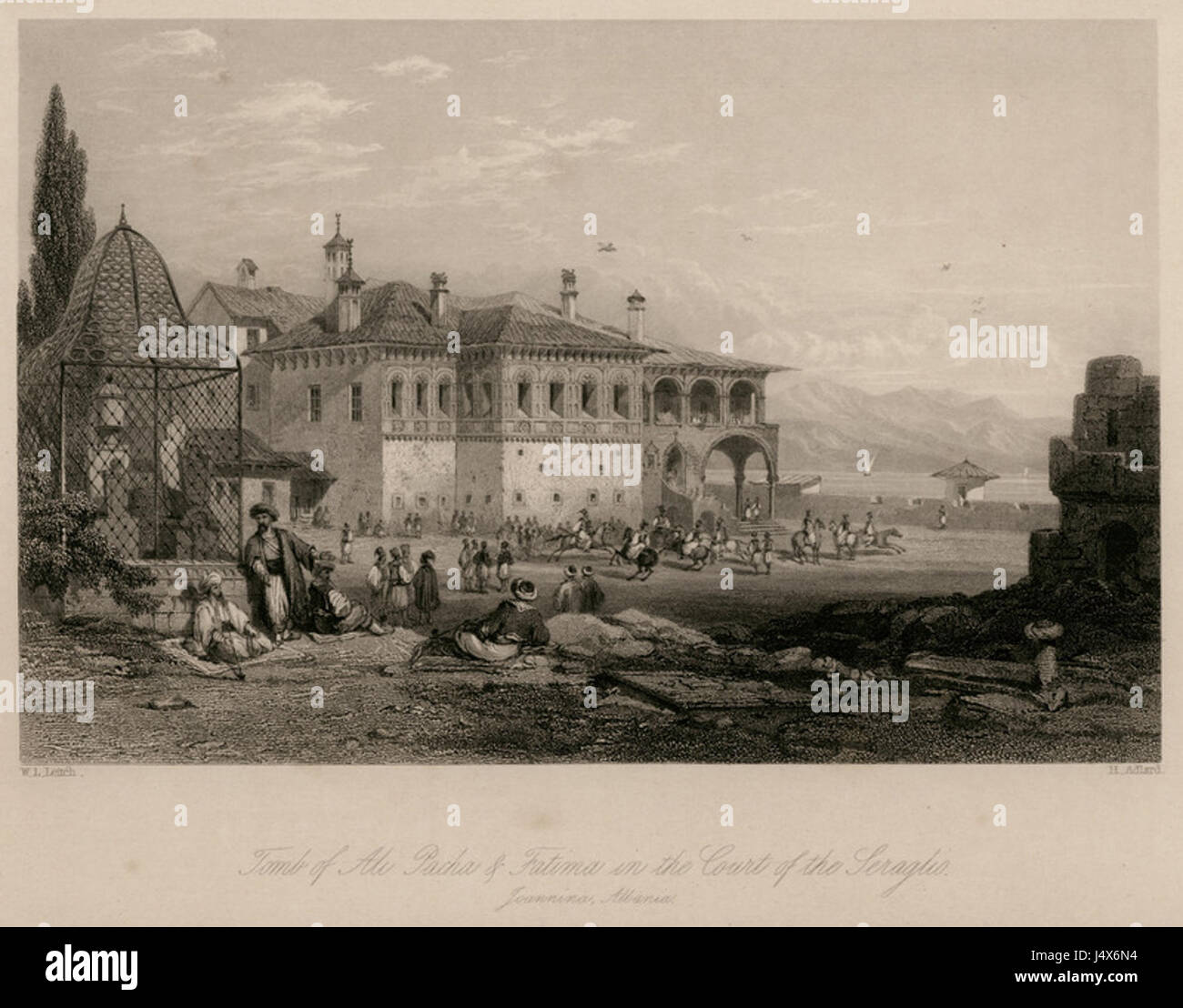 The Tomb of Ali Pasha and Fatima, located in the Court of the Seraglio ...